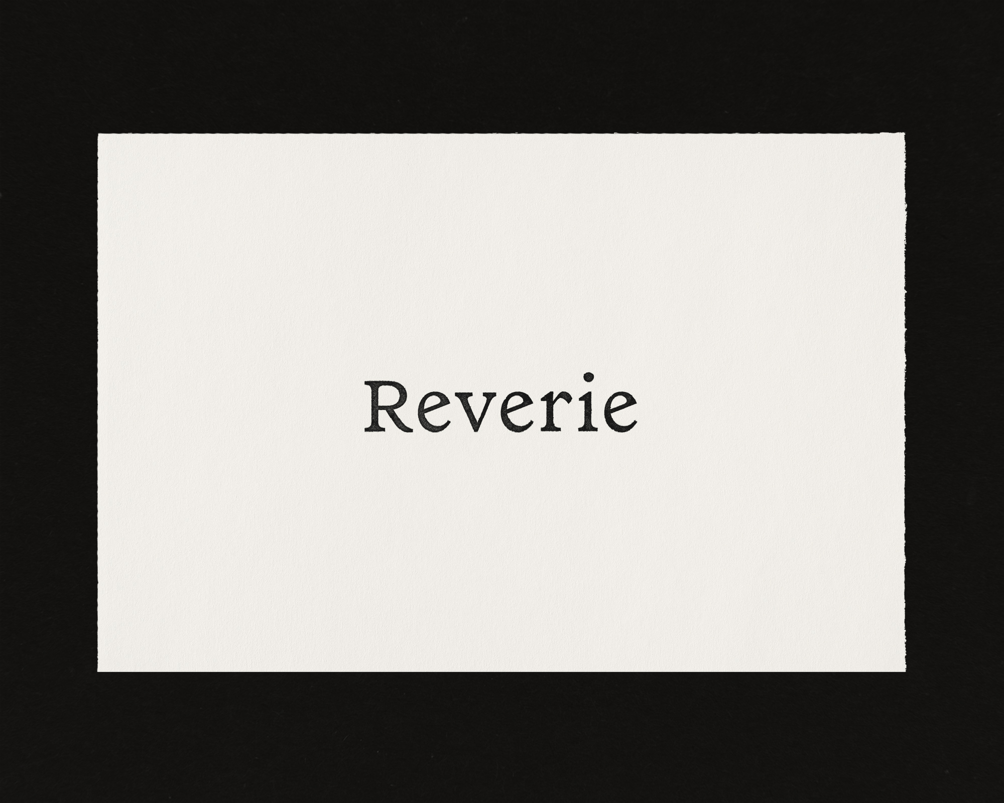 STUDIO PAQUETTE — Reverie